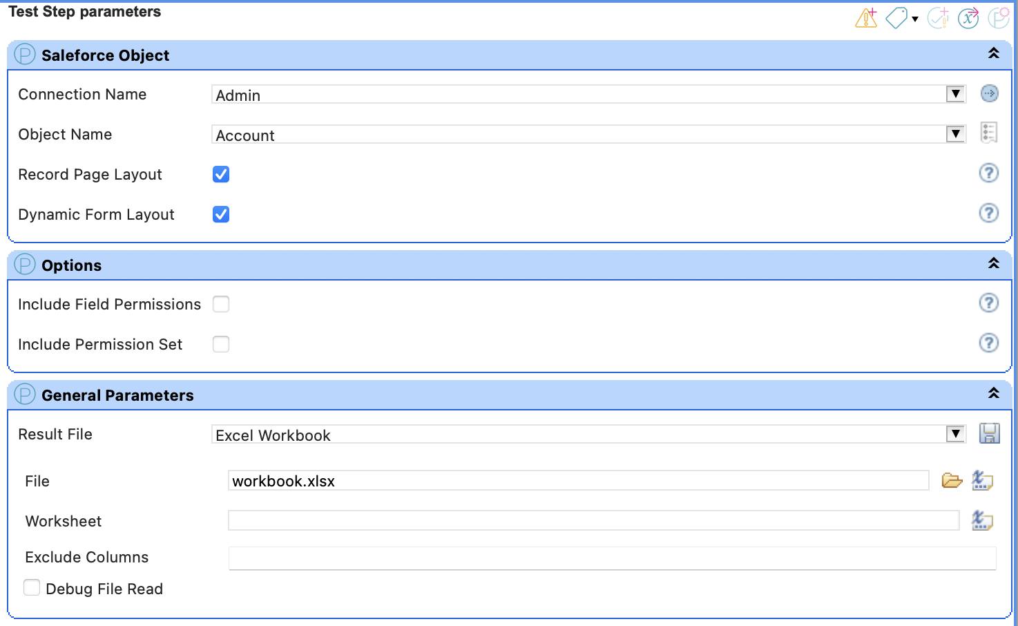 Extract Salesforce Layout | Provar Documentation