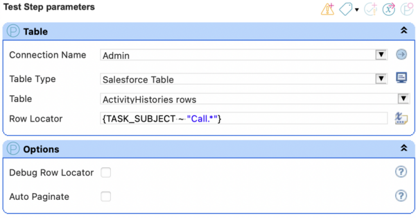 List and Table Testing | Provar Documentation