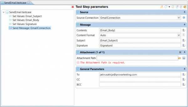 Email Testing Examples using Provar Tool | Provar