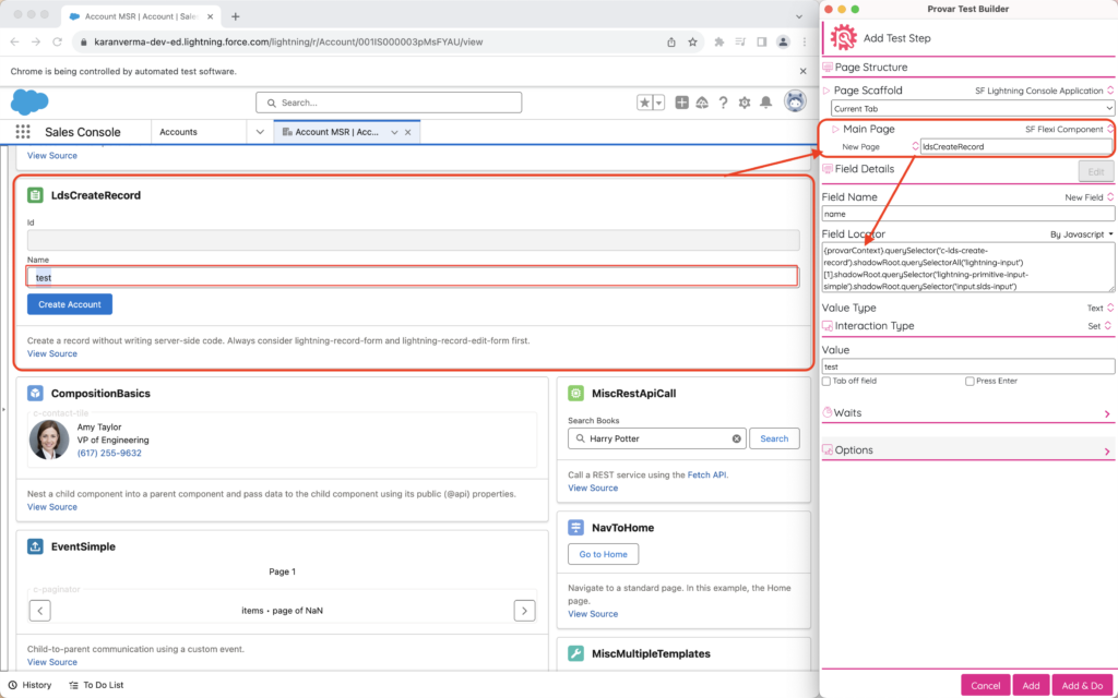 JavaScript Locator Support | Provar Documentation