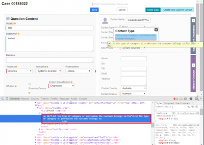 Tooltip Testing | Provar Documentation