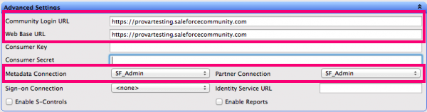 Adding A Salesforce Communities Connection Provar Documentation 8917