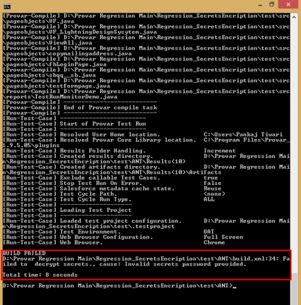 Secrets Management and Encryption | Provar Documentation