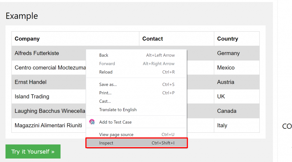 Understanding Table Mapping in Page Objects | Provar Documentation