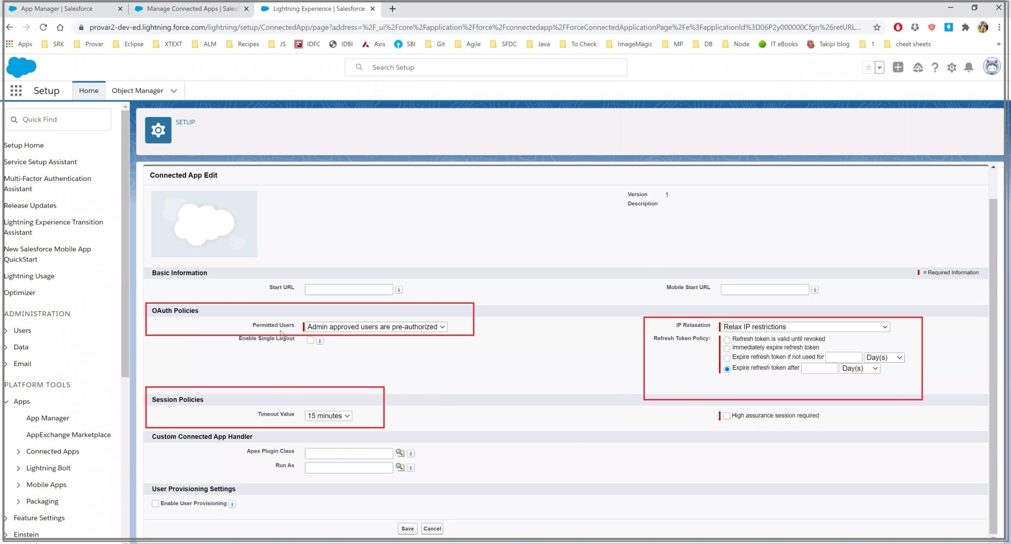 Adding a Salesforce OAuth(Web Flow) Connection | Provar Documentation