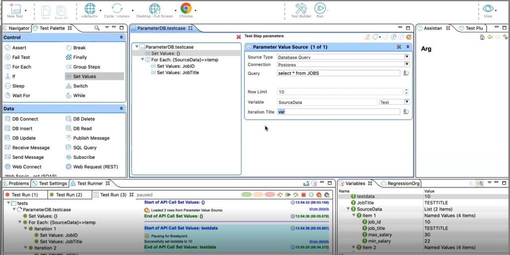 Reading Data from Database Query Results | Provar