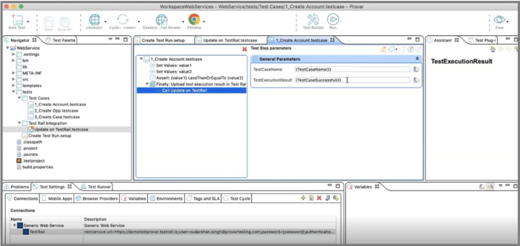 Integrating with TestRail | Provar Documentation