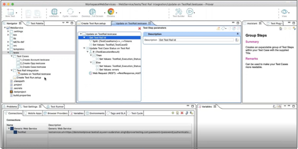 Integrating with TestRail | Provar Documentation