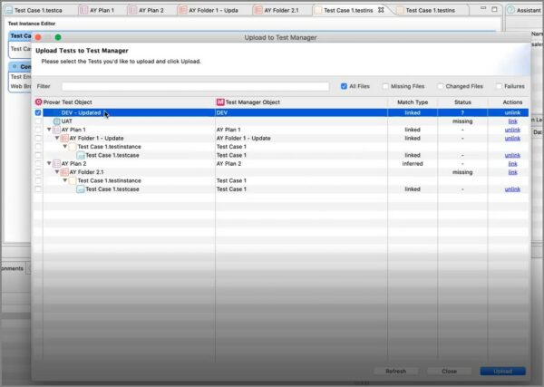Provar Manager Filters | Provar Documentation