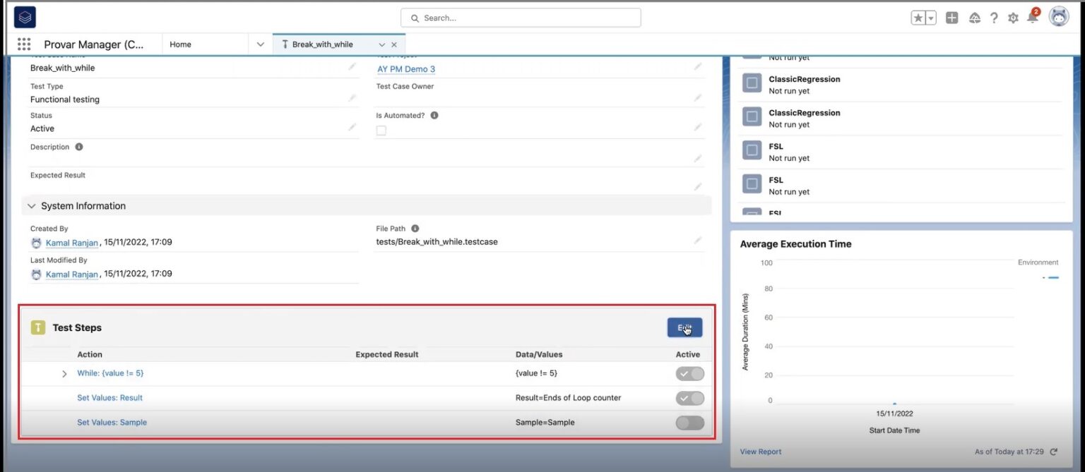 Uploading Test Steps In Provar Manager Provar Documentation
