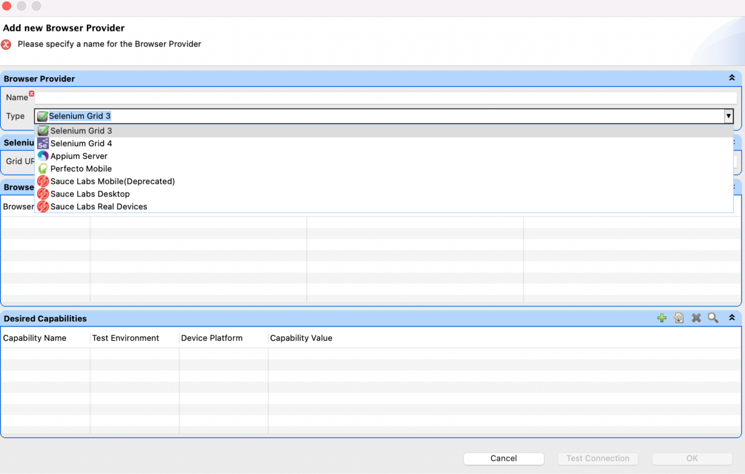 Selenium Grid 4 Connection For Script Execution Provar Documentation