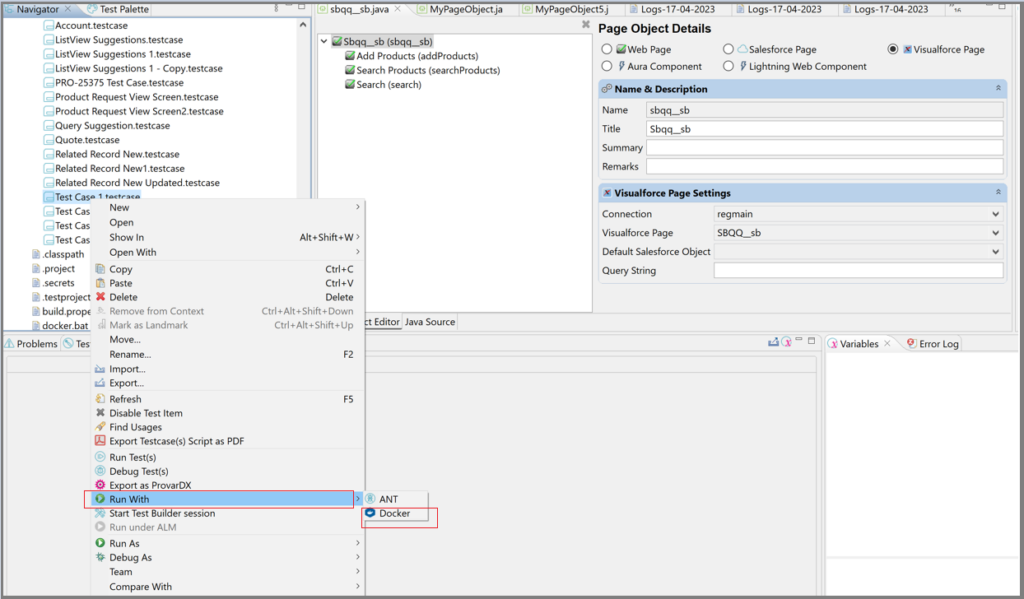 Docker Runner | Provar Documentation
