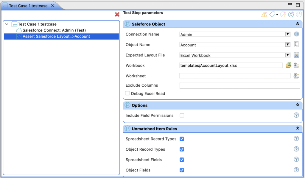 Extract and Assert Salesforce Layout | Provar Documentation