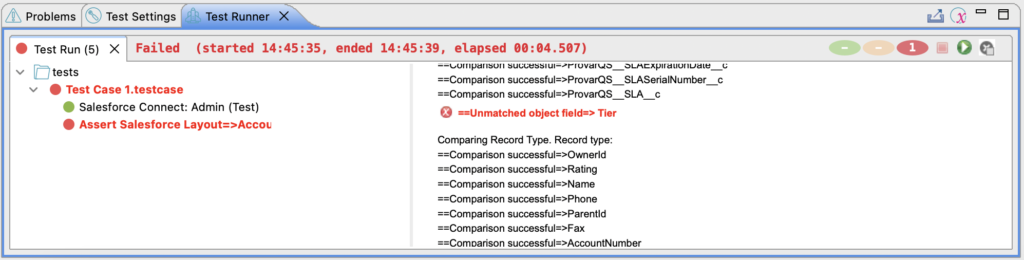 Extract and Assert Salesforce Layout | Provar Documentation