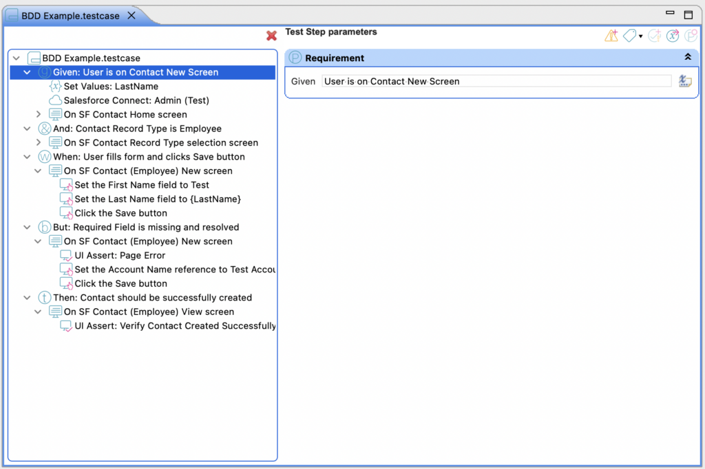 Behavior-Driven Development | Provar Documentation