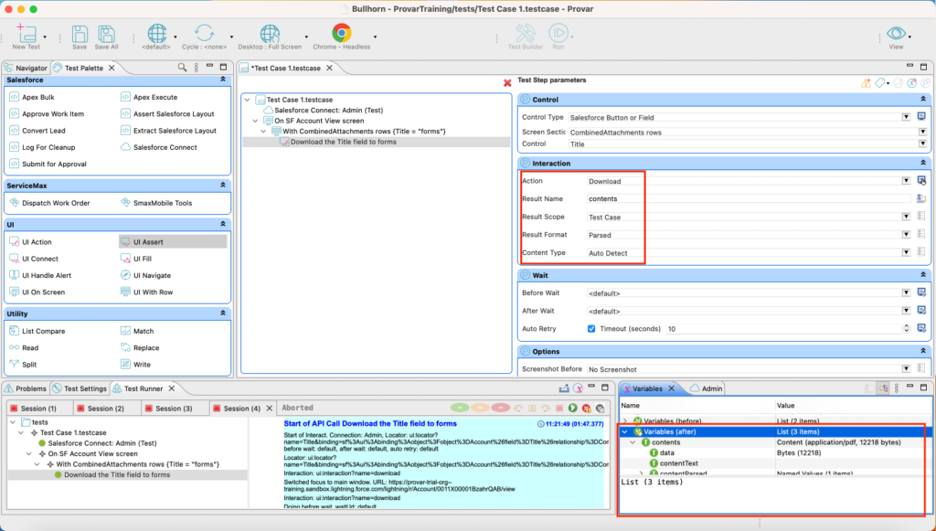 PDF Testing Download and Assert Tutorial | Provar