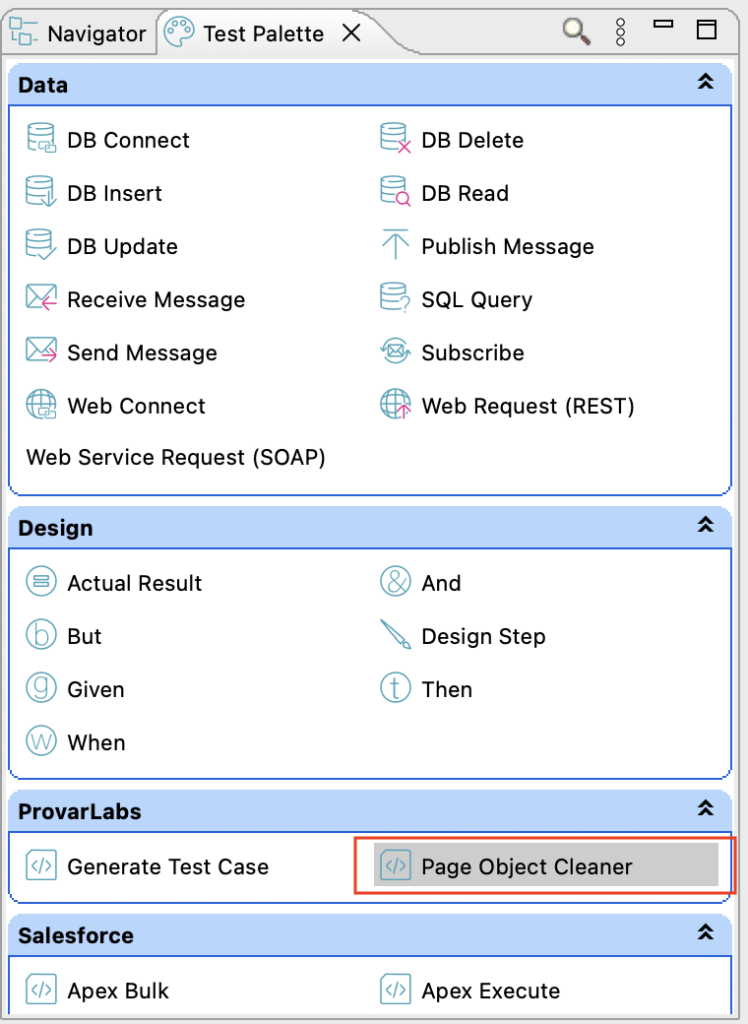Page Object Cleaner | Provar Documentation
