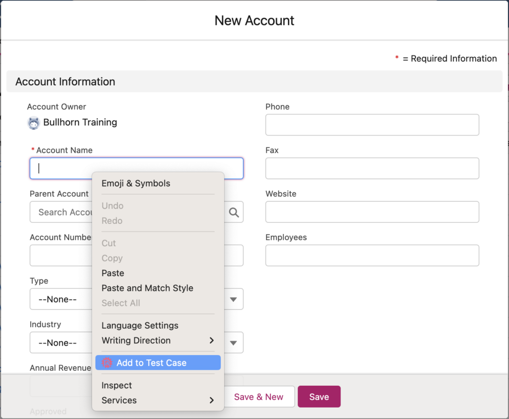 Provar Test Builder Ui Test Cases Provar Documentation