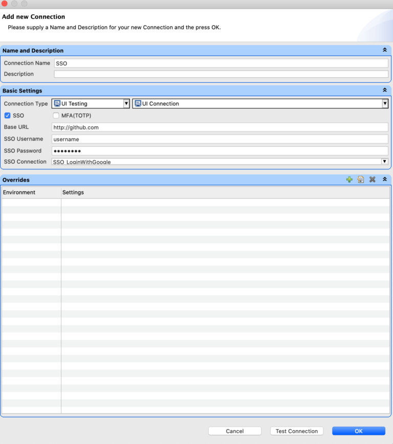 SSO Login for Non-SF Applications | Provar Documentation