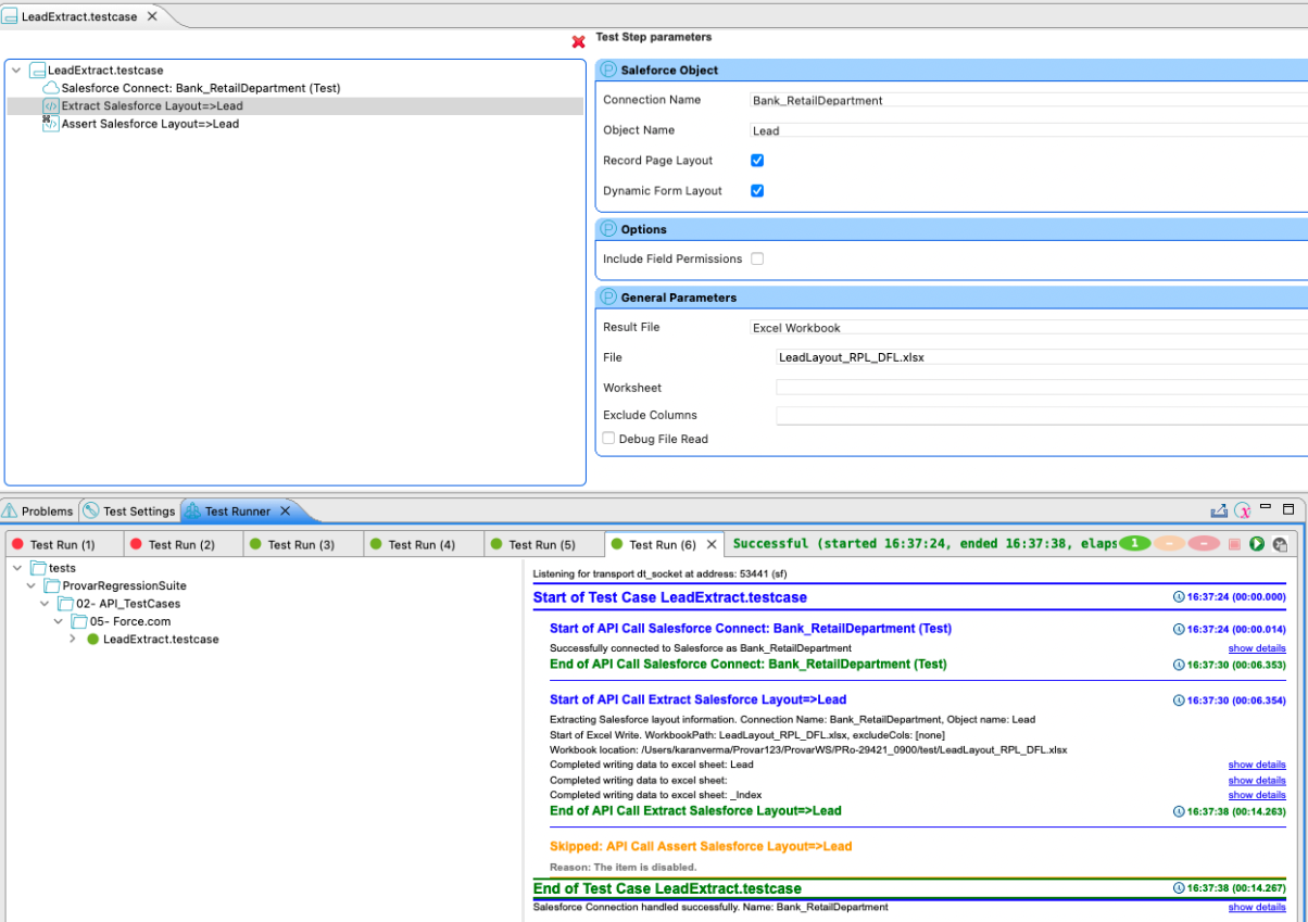 Extract And Assert Layout Api Enhancement Provar Documentation