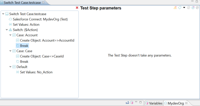 Switch API | Provar Documentation