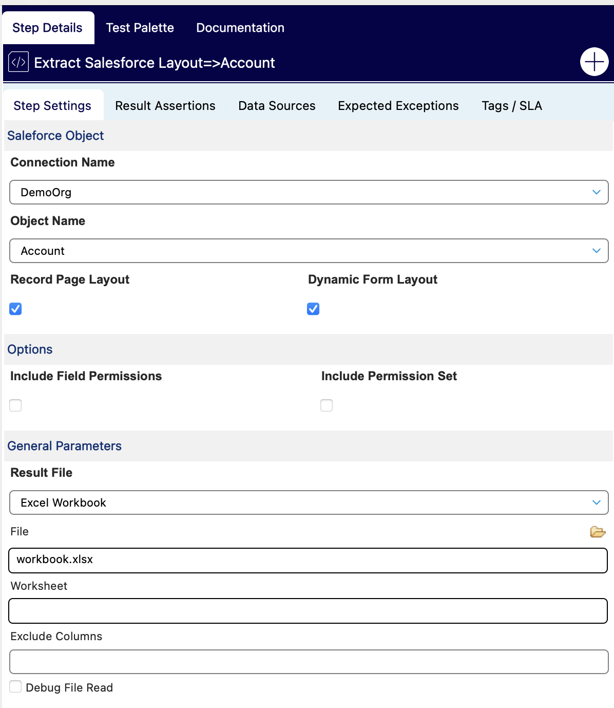 Automation V3: Extract Salesforce Layout | Provar Documentation